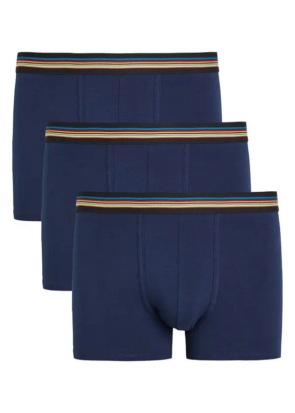 Paul Smith Stretch-cotton Trunks - Blue