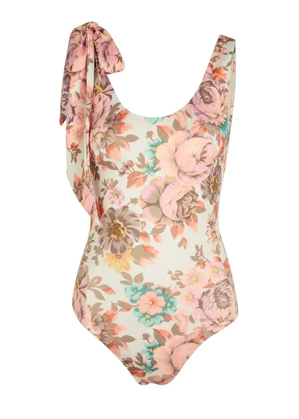 Chloé Floral-print Swimsuit - Multi Floral
