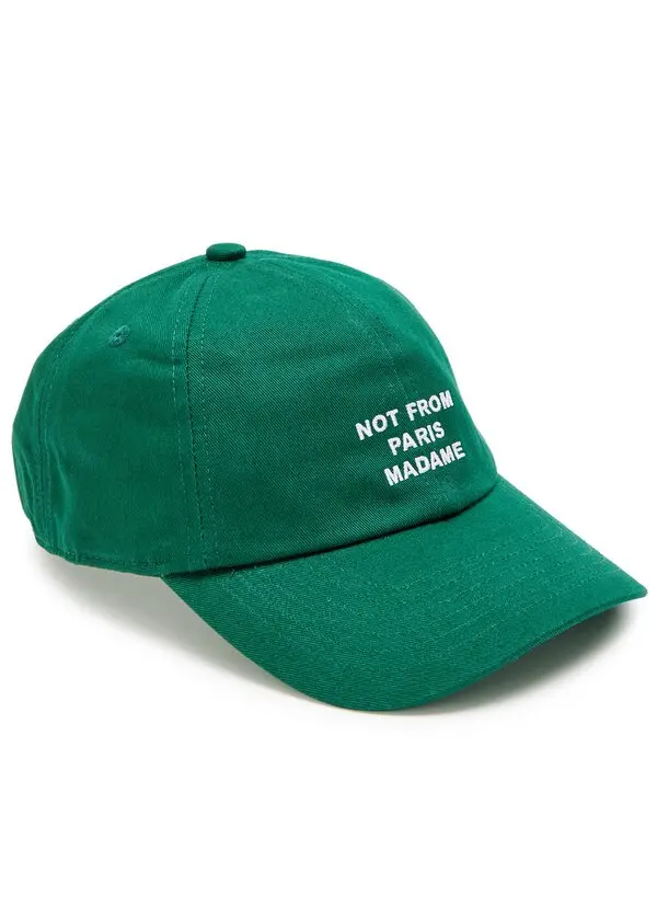 Drole De Monsieur Nfpm Embroidered Cap - Dark Green