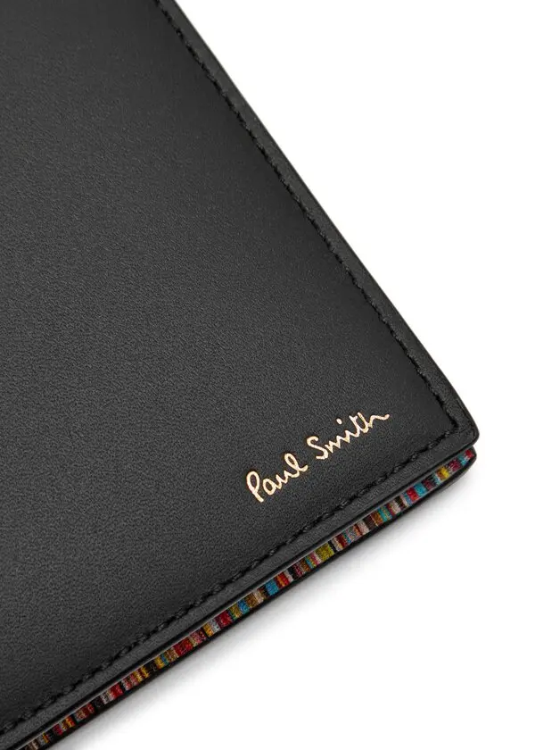Paul Smith Logo-print Leather Wallet - Black
