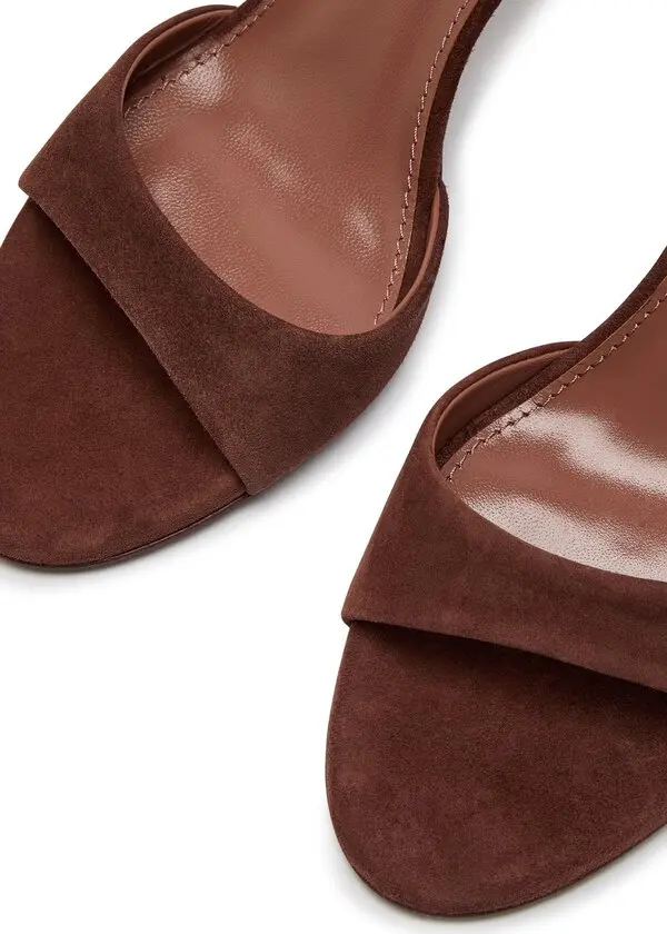 Paris Texas Lidia 70 Suede Mules - Brown