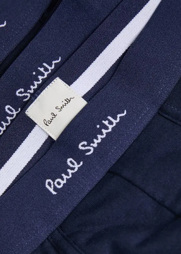 Paul Smith Stretch-cotton Trunks - Navy