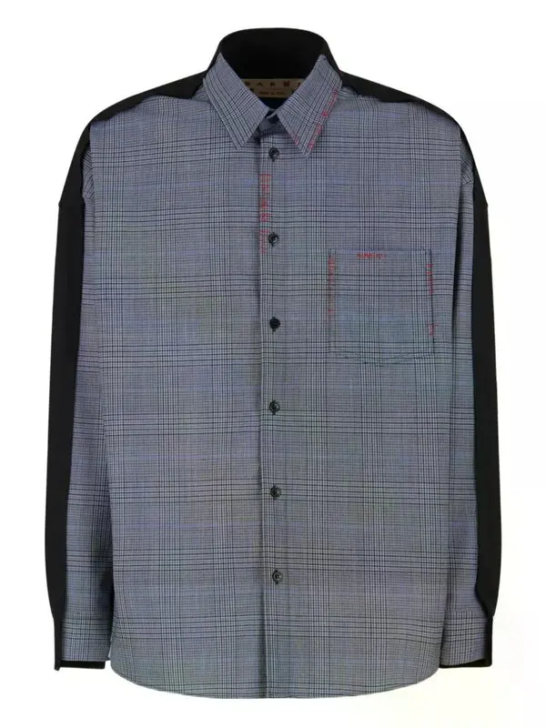 Marni Check-patterned Long-sleeve Shirt