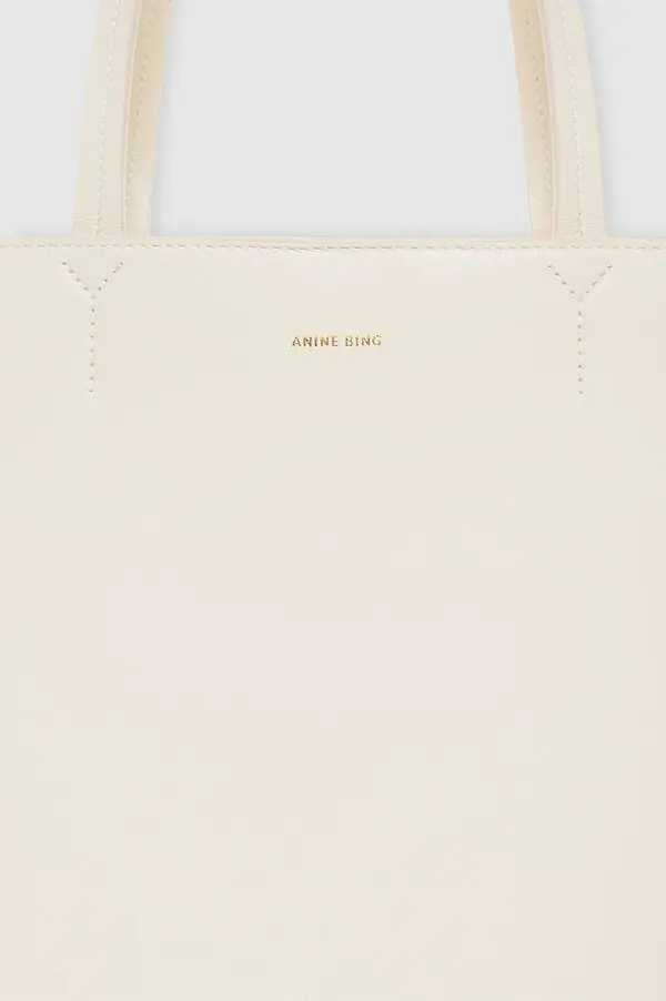 ANINE BING Small Elly Tote - Bone