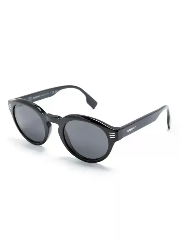 Burberry Round-frame Stud-detailed Sunglasses
