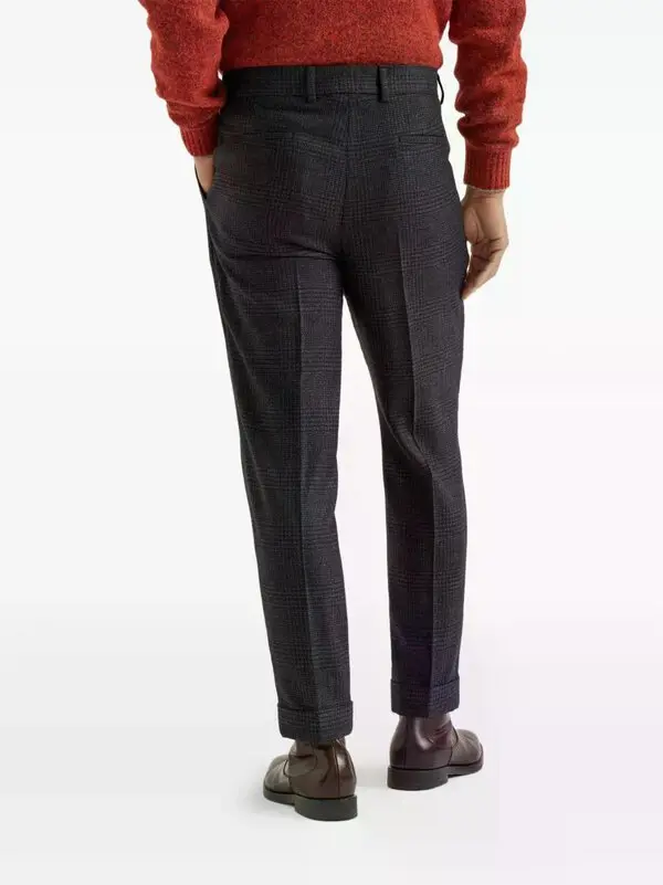 Brunello Cucinelli Virgin Wool-blend Straight-leg Trousers