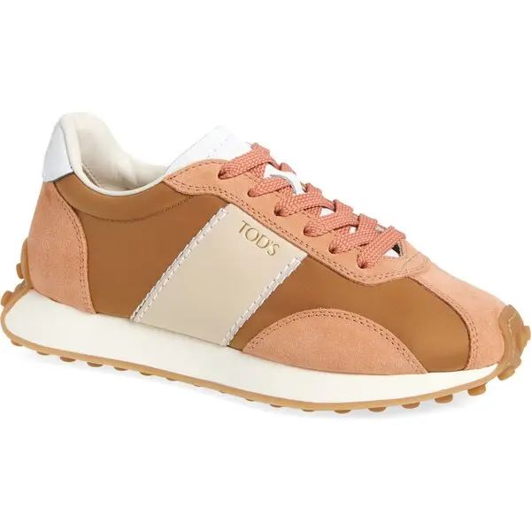 TOD'S Sportivo Colorblock Sneaker - Salmone Ch