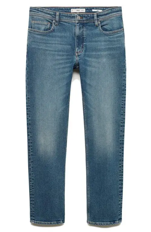 Mango Jan Slim-fit Jeans - Medium Blue
