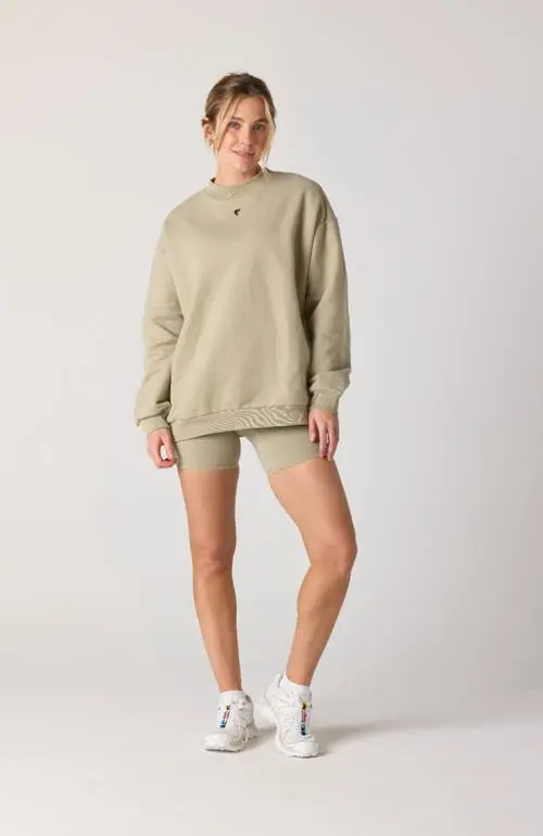 DAUGHTER LESSONS Love Crew Sweatshirt - Sage