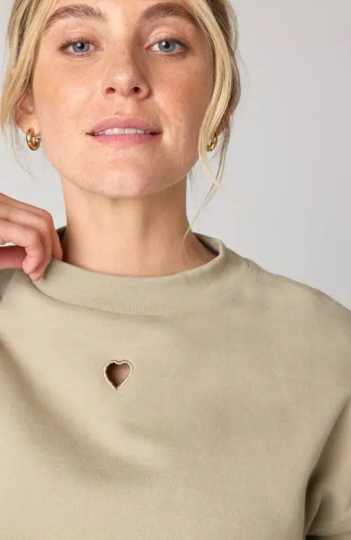 DAUGHTER LESSONS Love Crew Sweatshirt - Sage
