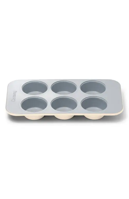 CARAWAY 6-cup Nonstick Ceramic Muffin Pan - Cream