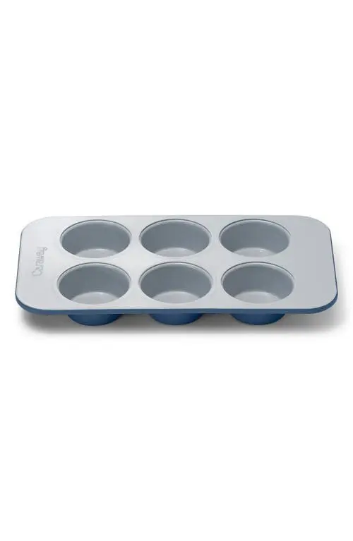 CARAWAY 6-cup Nonstick Ceramic Muffin Pan - Navy