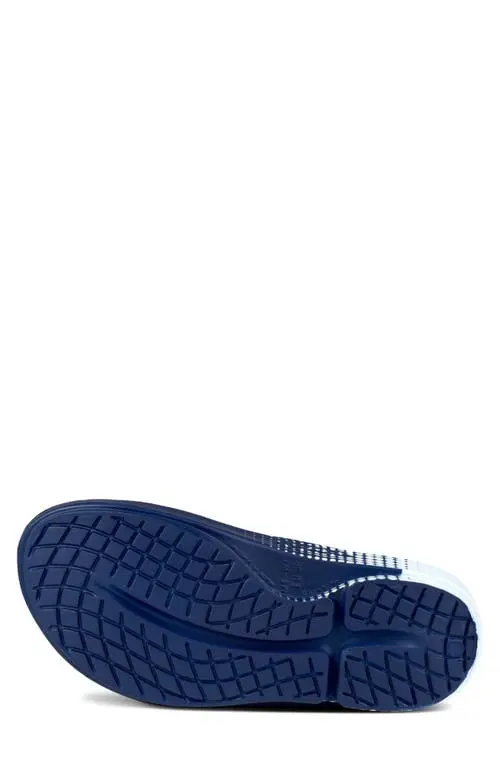 OOFOS Ooahh Sport Slide Sandal - Navy Matrix