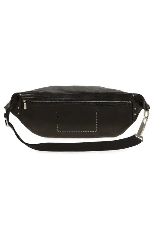 Rick Owens Geo Bumbag - Black - 29% Off | Editorialist