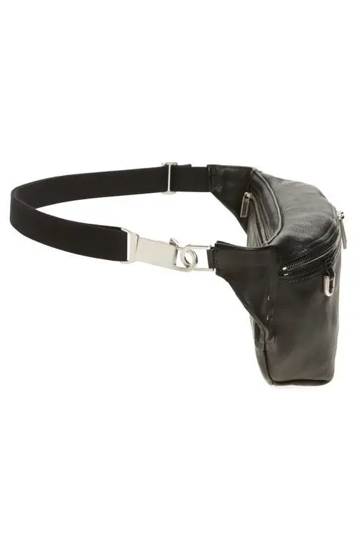 Rick Owens Geo Bumbag - Black - 30% Off | Editorialist