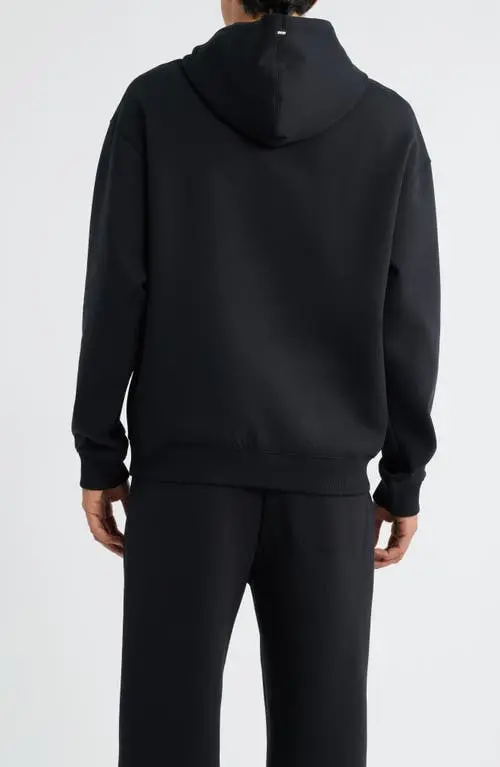 Hugo Dargen Knit Pullover Hoodie - Black