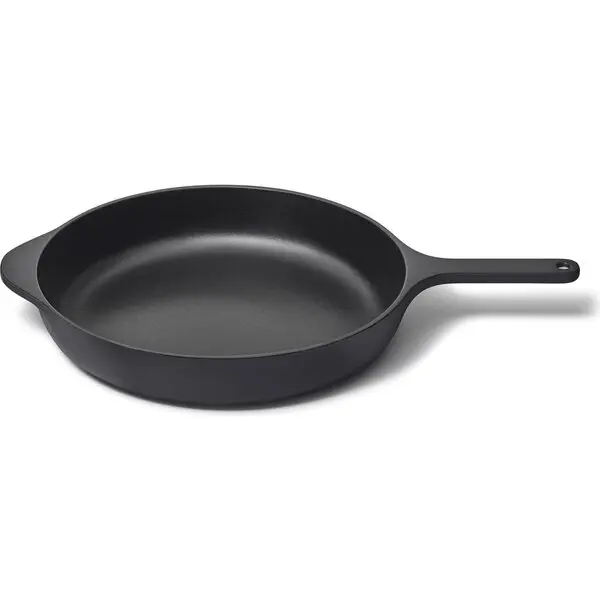 CARAWAY 12-inch Enameled Cast Iron Skillet - Charcoal
