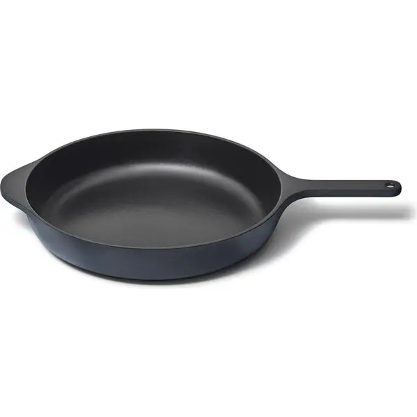 CARAWAY 12-inch Enameled Cast Iron Skillet - Dark Navy