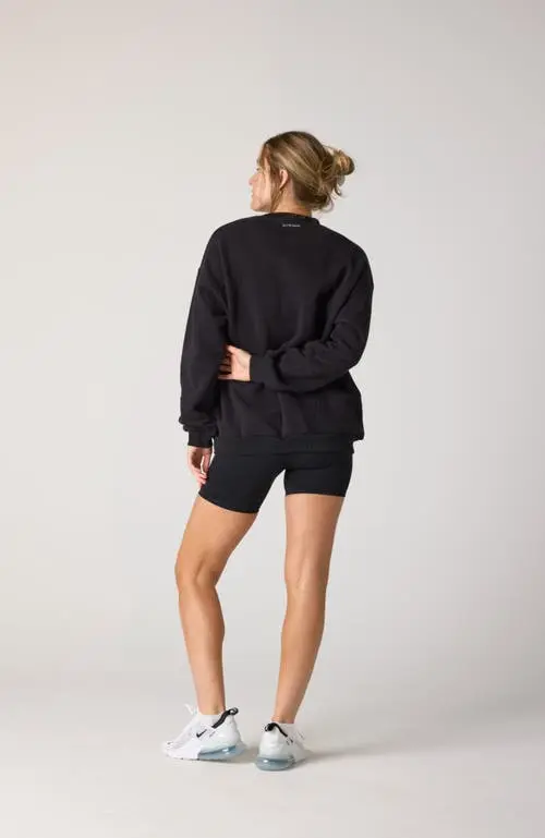 DAUGHTER LESSONS Love Crew Sweatshirt - Black