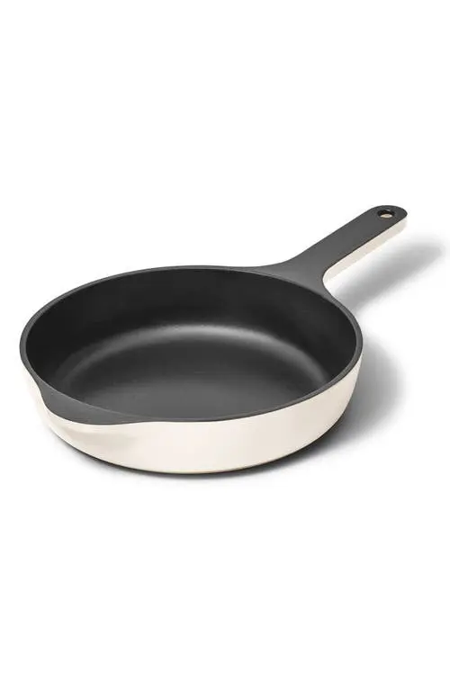 CARAWAY 8-inch Enameled Cast Iron Skillet - Cream