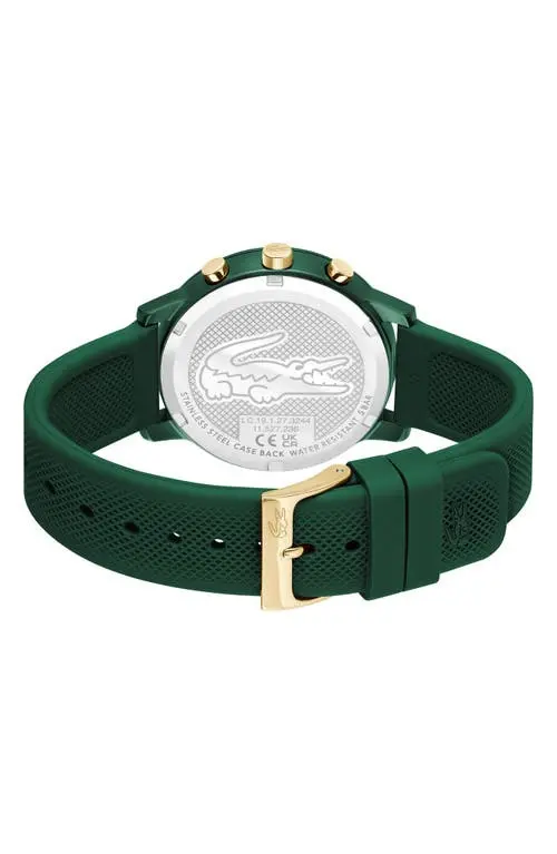 Lacoste L.12.12 Move Chronograph Silicone Strap Watch