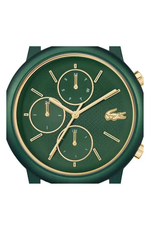 Lacoste L.12.12 Move Chronograph Silicone Strap Watch