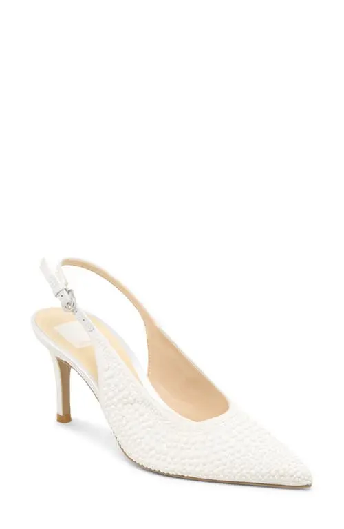 Dolce Vita Elasi Pearl Embellished Slingback Pumps