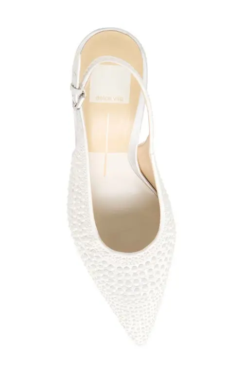 Dolce Vita Elasi Pearl Embellished Slingback Pumps