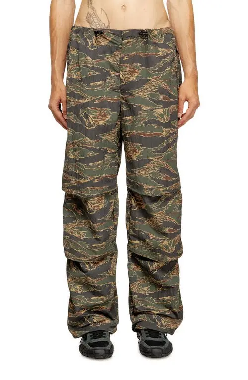 DIESEL® P-anic Camo Nylon Drawstring Pants