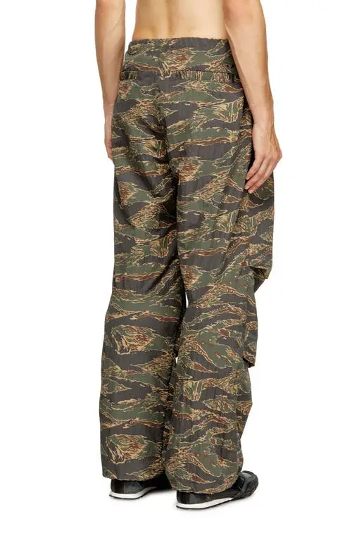 DIESEL® P-anic Camo Nylon Drawstring Pants
