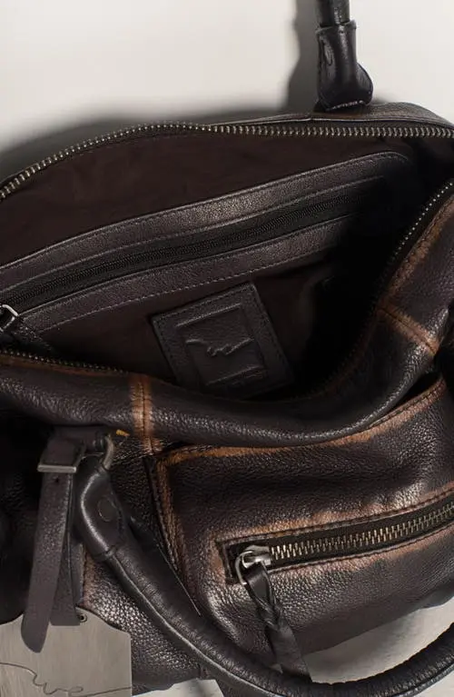 Free People Leather Emerson Tote - Black