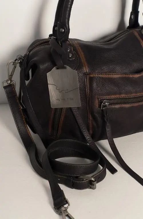 Free People Leather Emerson Tote - Black