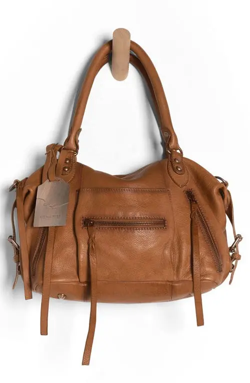 Free People We The Free Baby Emerson Leather Tote - Saddle