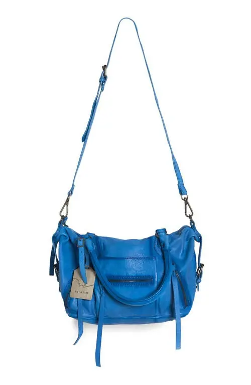 Free People Leather Emerson Tote - Sapphire