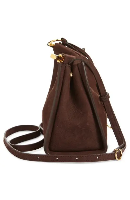 Alaïa Small Le Click Suede Shoulder Bag
