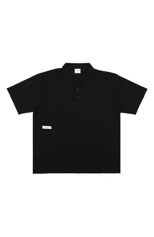 STUDENTS Future Oversize Polo - Black