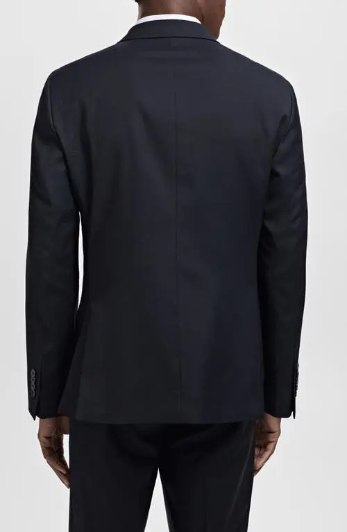 Mango Slim Fit Suit Blazer