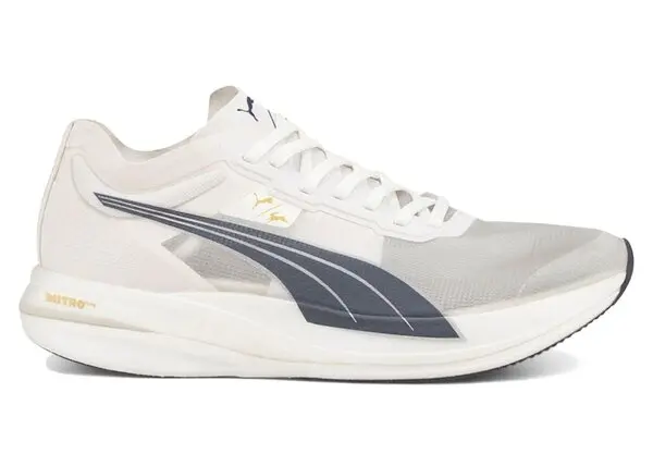 PUMA Deviate Nitro Elite Racer Tracksmith Sneakers - White/peacoat/team Gold