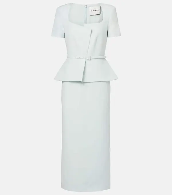 Roland Mouret Wool And Silk Midi Dress