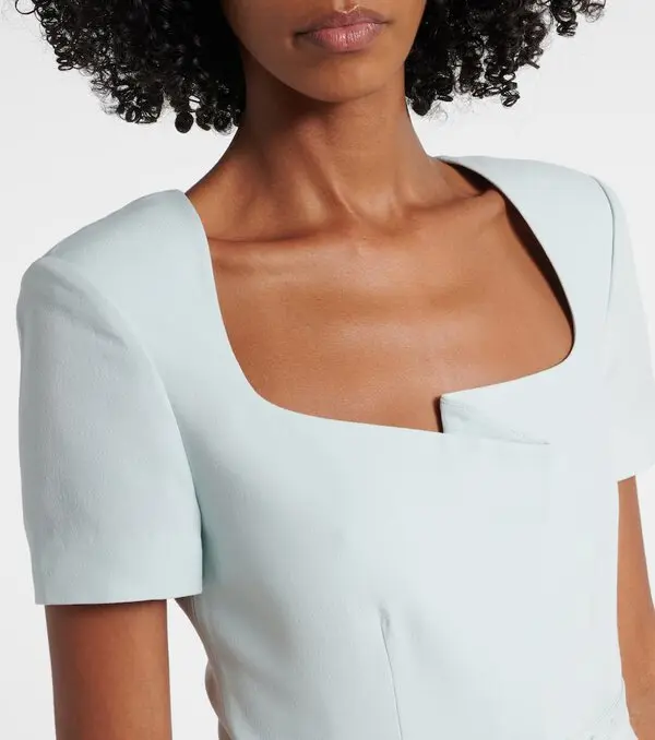Roland Mouret Wool And Silk Midi Dress