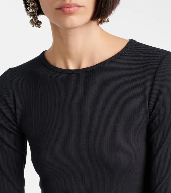 Vince Ribbed Knit Top
