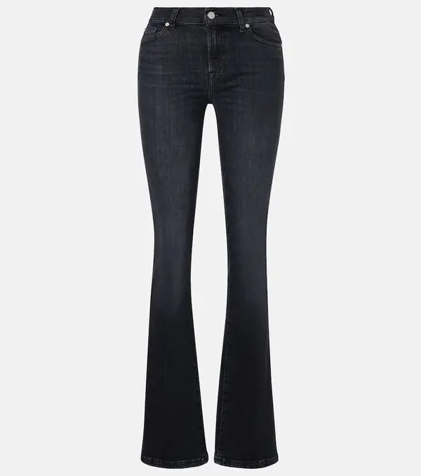 7 For All Mankind Bootcut Mid-rise Flared Jeans