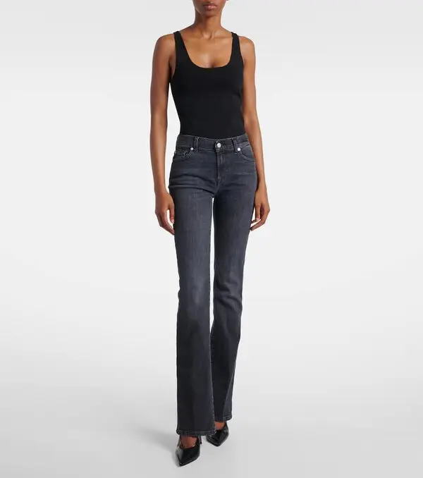 7 For All Mankind Bootcut Mid-rise Flared Jeans