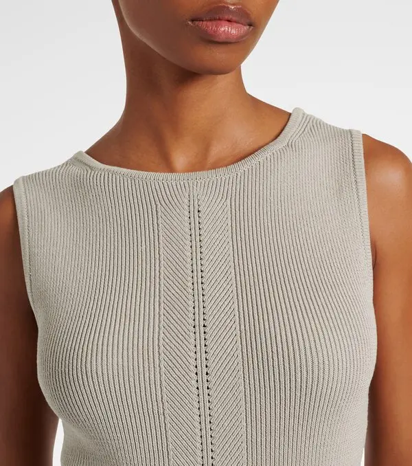 Proenza Schouler White Label Malia Pleated Maxi Dress - Neutrals