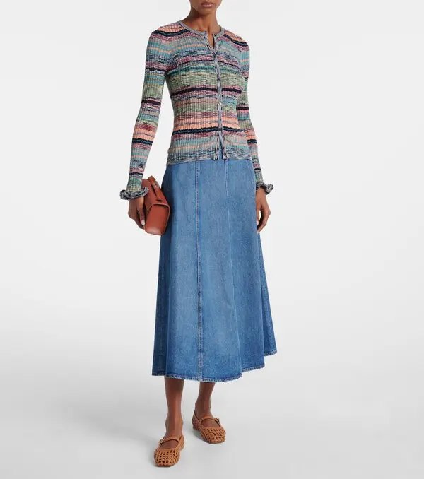 Ulla Johnson Lex Striped Cardigan