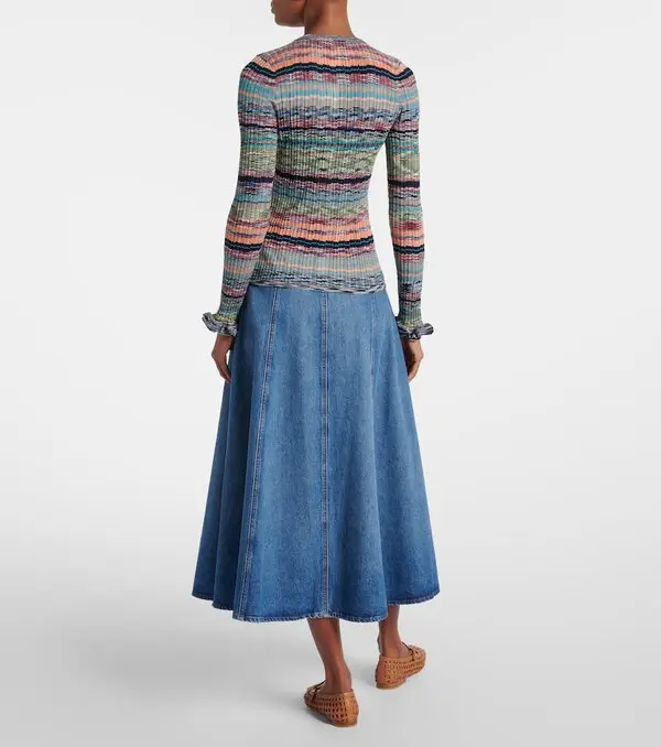 Ulla Johnson Lex Striped Cardigan