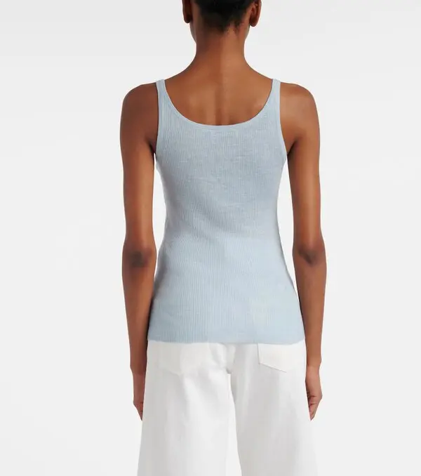 Gabriela Hearst Cinxia Tank Top - Blue