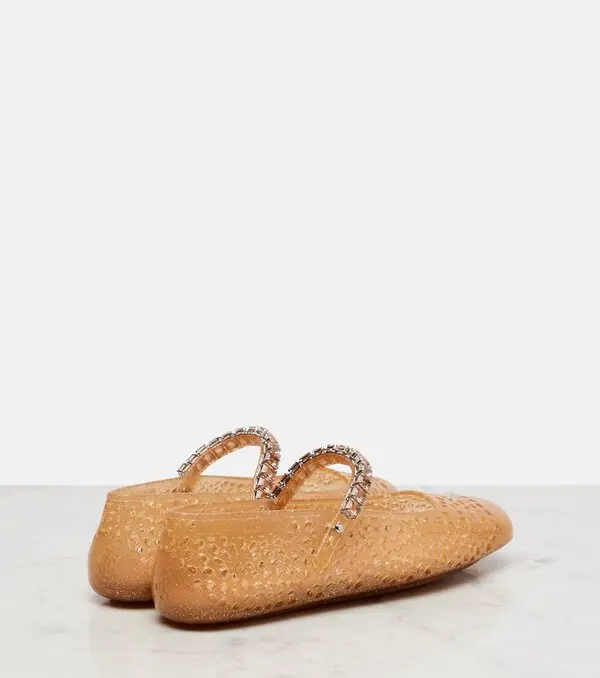 JIMMY CHOO Jelly Ballet Flats - Orange