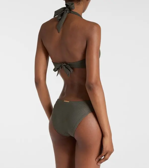 Heidi Klein Low-rise Bikini Bottoms - Green