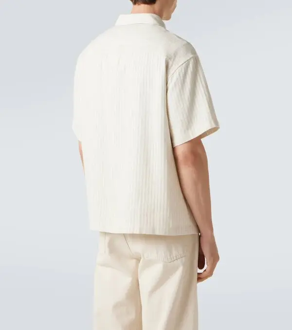 FRAME Striped Bowling Shirt